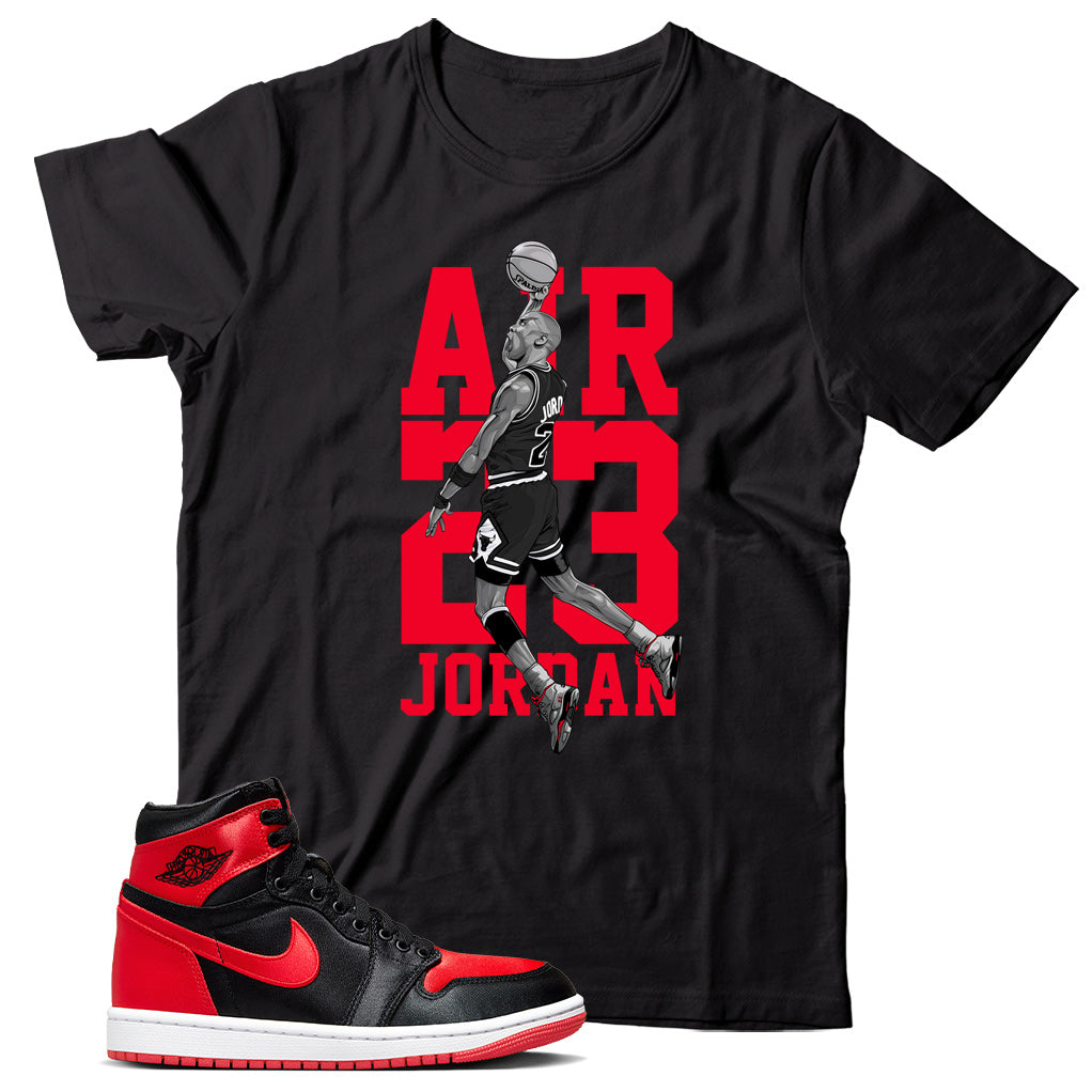 MJ T-Shirt Match Jordan 1 Satin Bred – Shirt Match Kicks