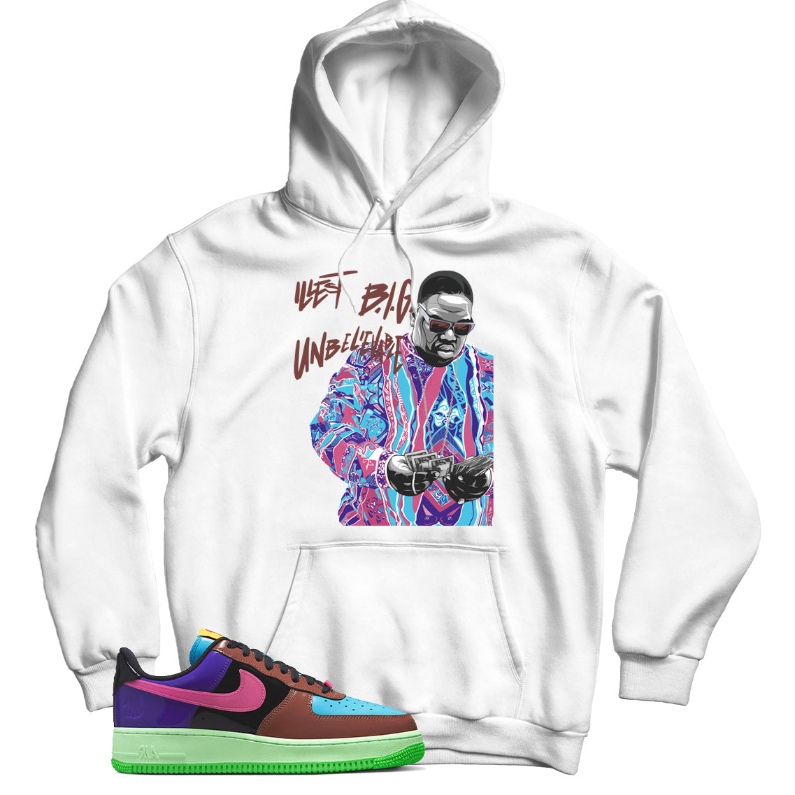 Biggie Hoodie Match Air Force 1 Low Multi-Patent Pink Prime – Shirt ...